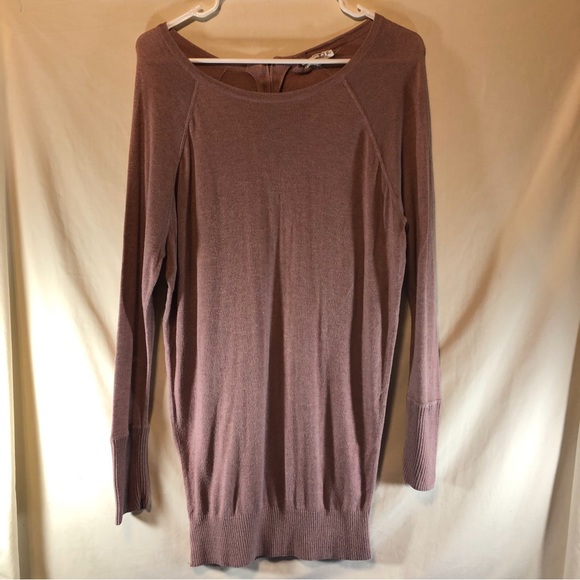 Shrinking Violet | Sweaters | Shrinking Violet Womans Mauve Long Sleeve ...